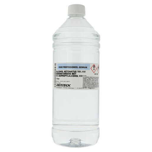 Alcohol 70% (Spiritus Ketonatus) 1000 ml kopen? - Klinimed.nl