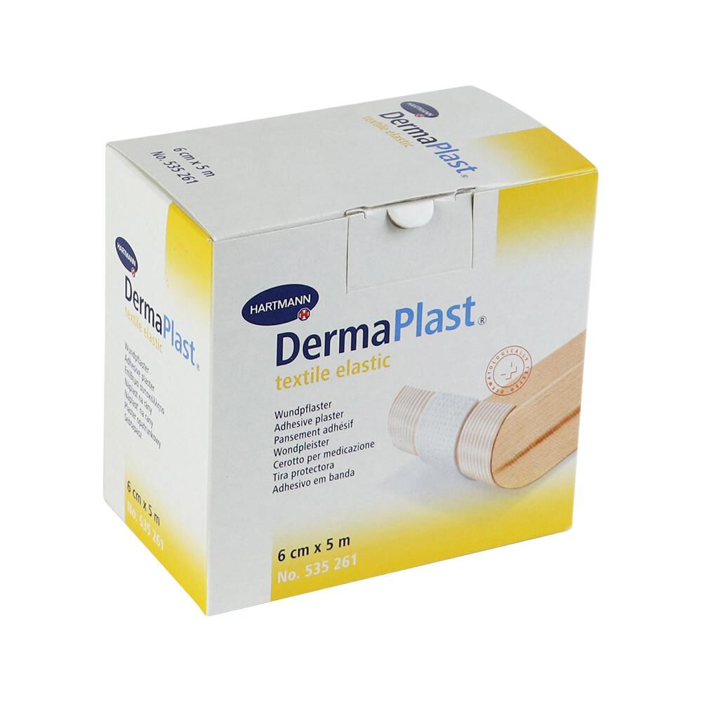 DermaPlast Textile Elastic pleisters op rol kopen? - Klinimed.nl