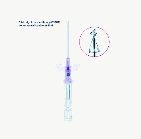 IV catheter Introcan W PUR blauw 22G 0.9MM per 50ST kopen? - Klinimed.nl