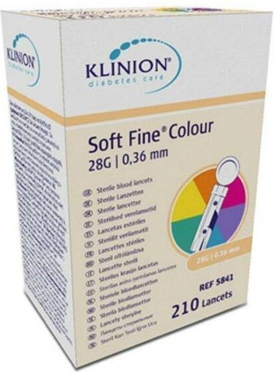 Klinion Soft Fine Lancets 28G 0,36 MM per 210 st. kopen? - Klinimed.nl