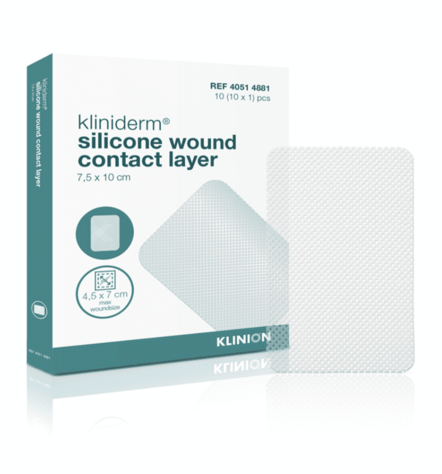 Klinion advanced kliniderm silicone wound contact layer 7,5x10cm ...