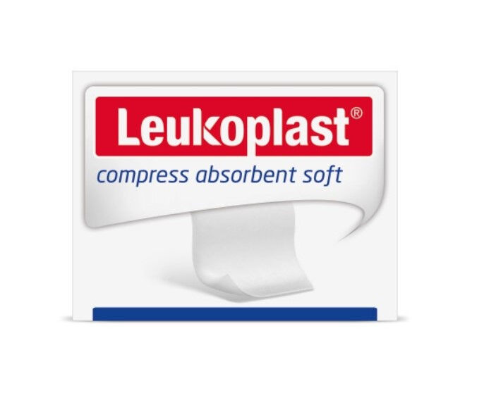 Leukoplast compress absorbent soft 10x10cm per 25st. kopen? - Klinimed.nl