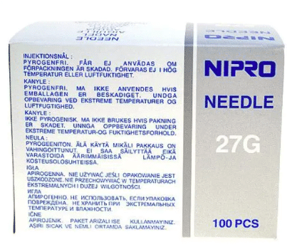 Nipro injectienaalden per 100st kopen? - Klinimed.nl